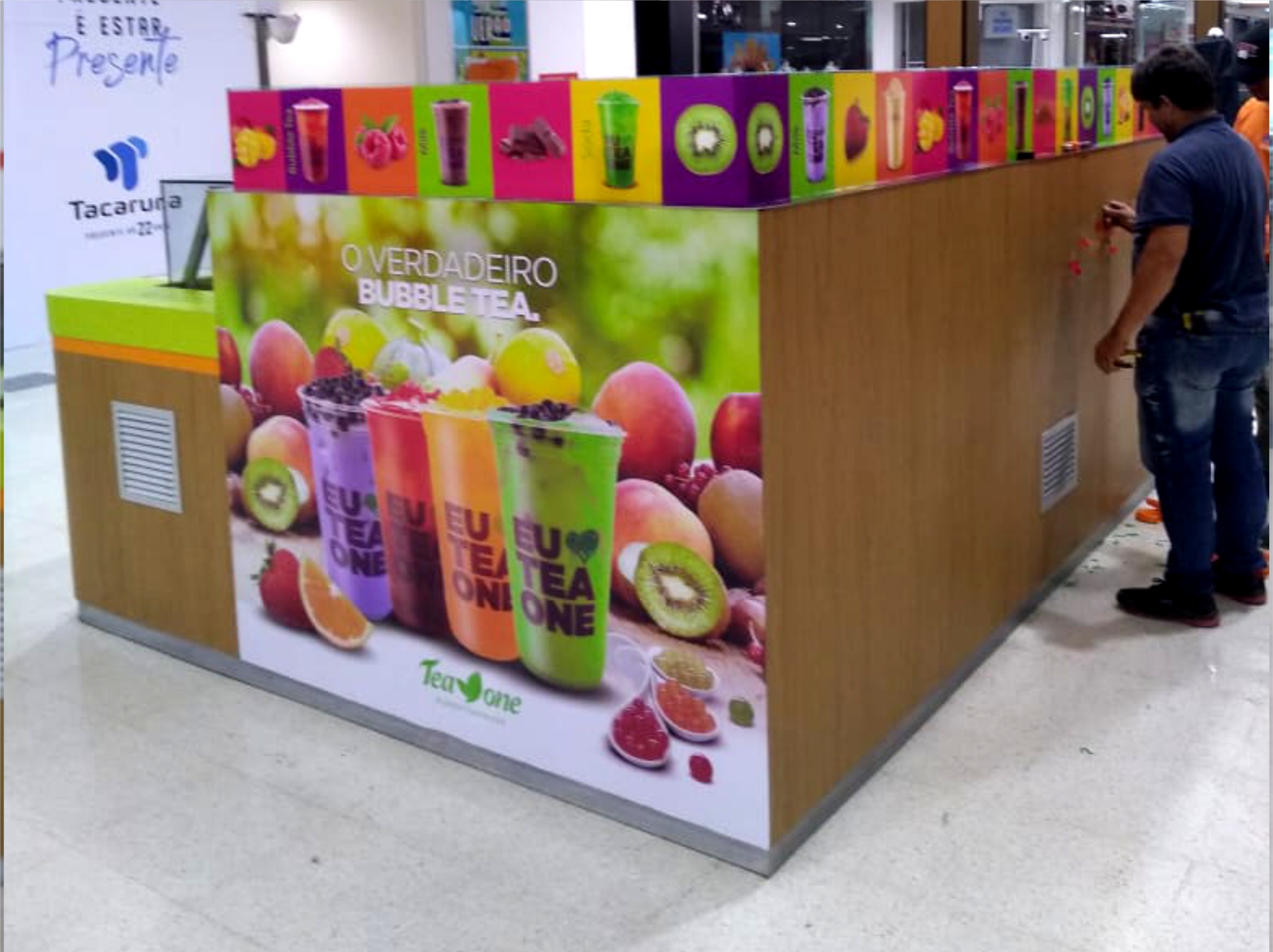 Tea One Sinalização Impressão Digital - Concórdia Placas – Comunicação ...