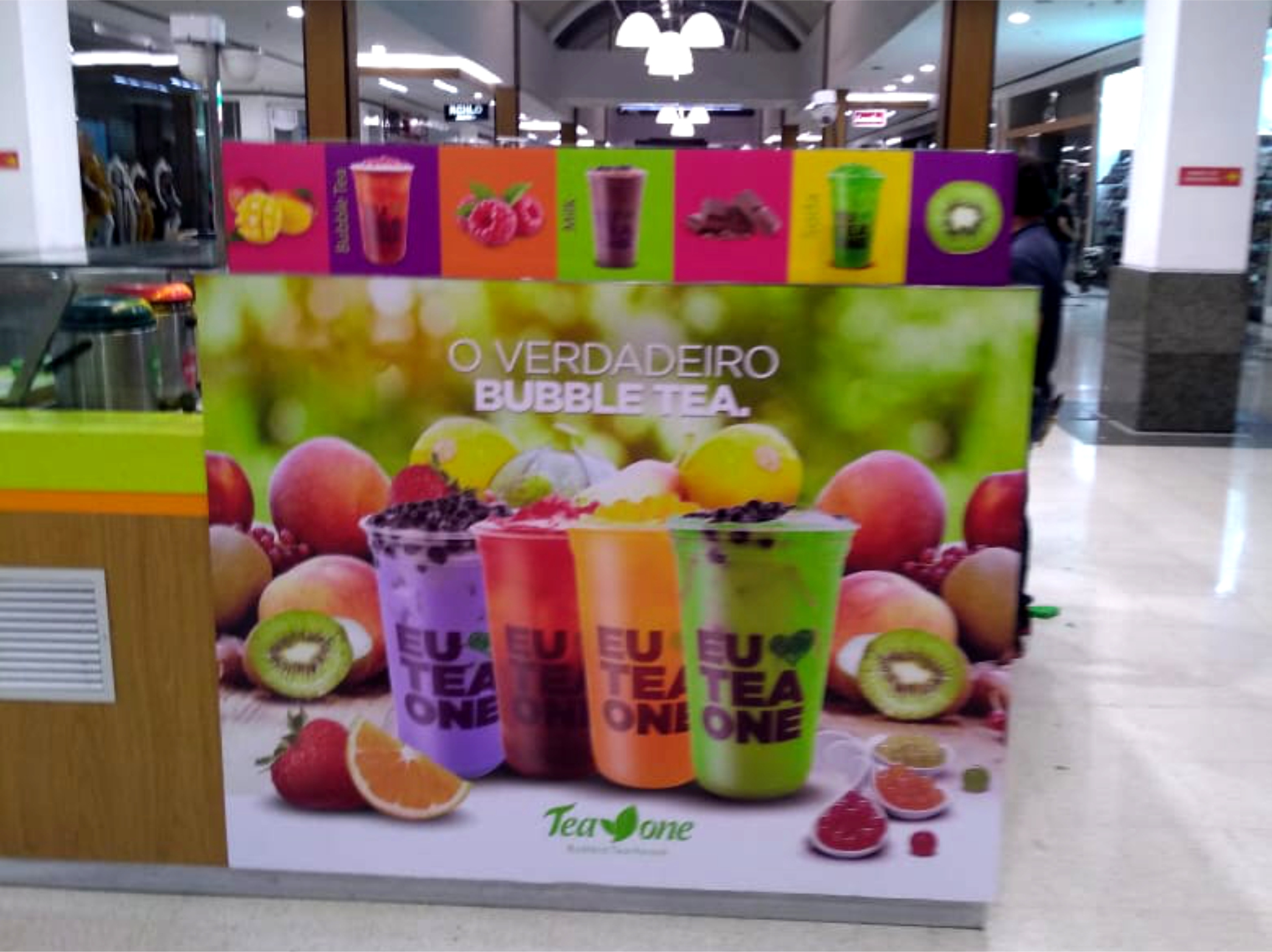 Tea One Sinalização Impressão Digital - Concórdia Placas – Comunicação ...